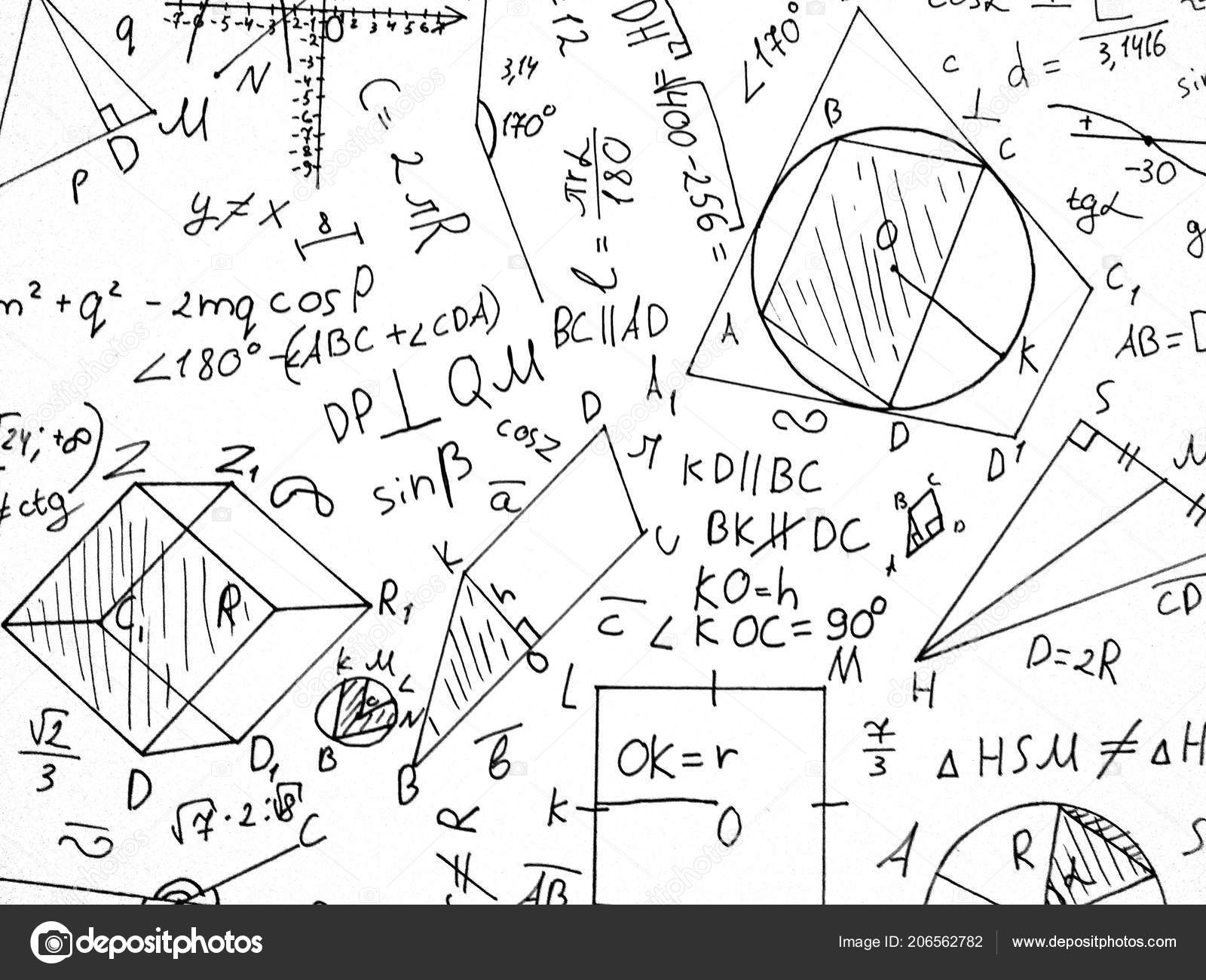Physical Formulas One Sheet Paper — Stock Photo © ElenaImages #206562782