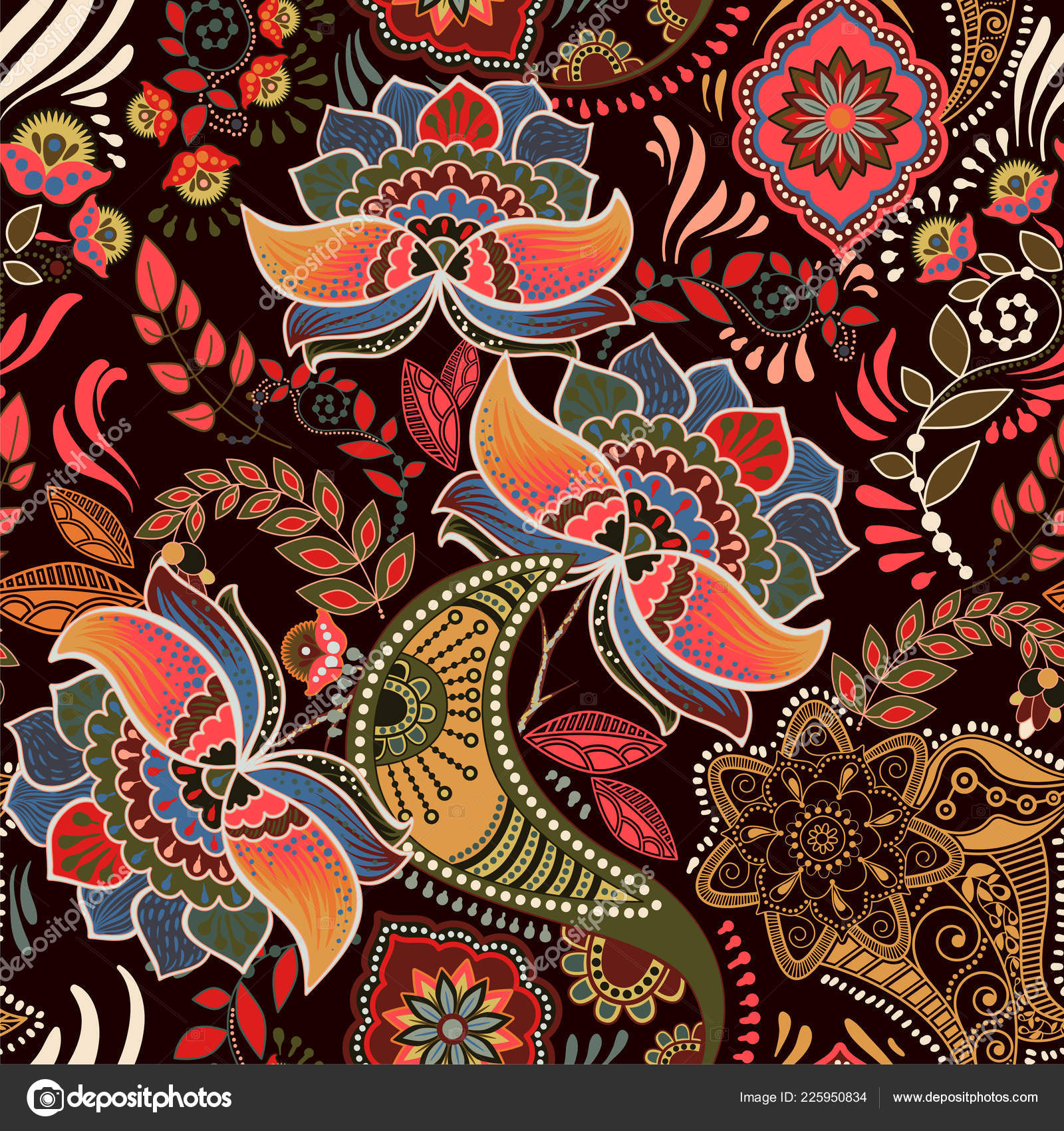 Indian Wallpaper Pattern