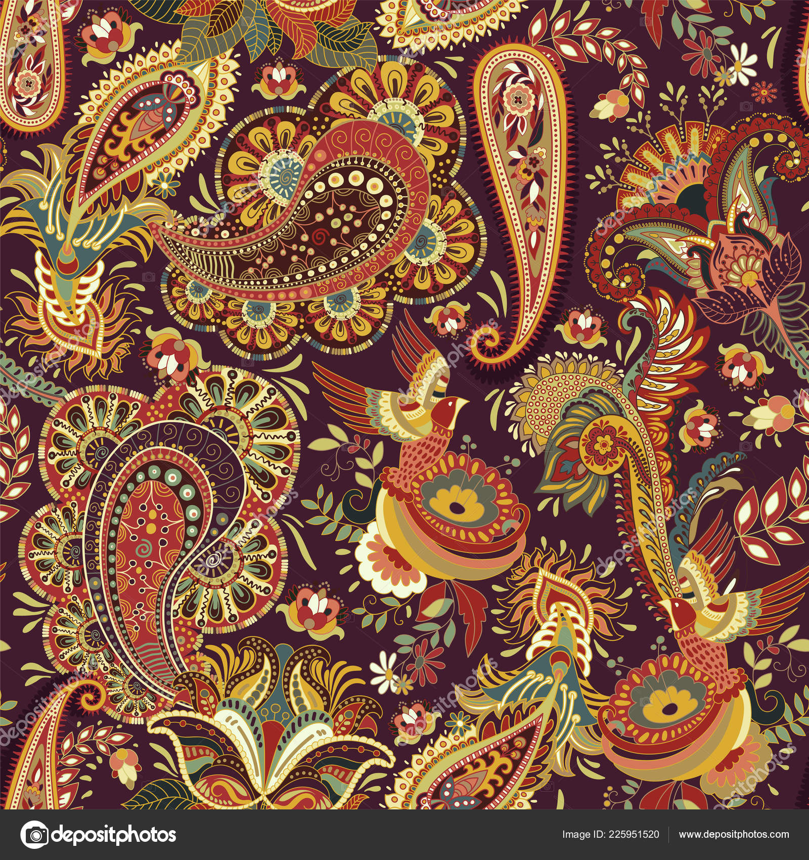 Indian Floral Background