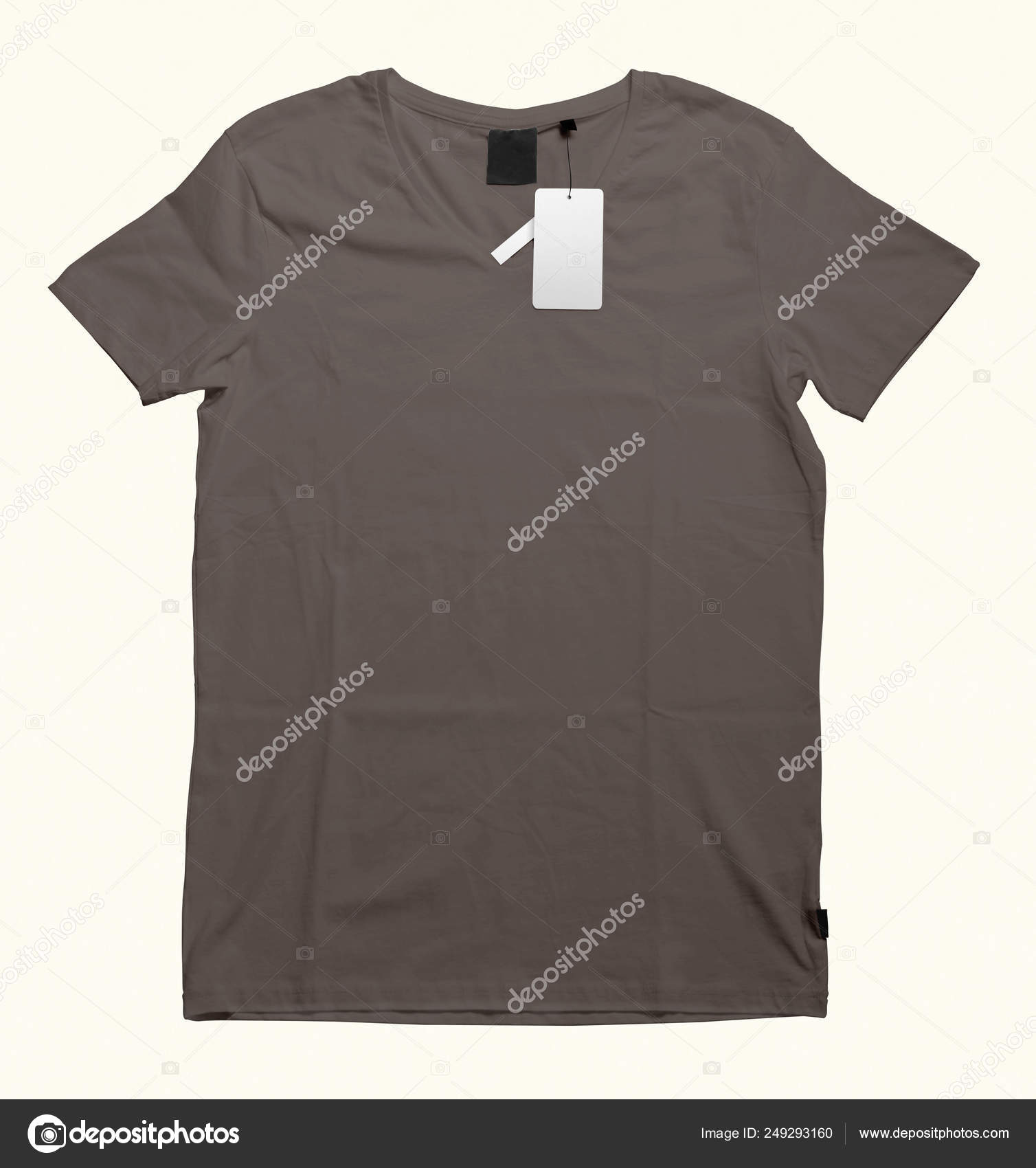 Beautiful Neck Shirt Mock Showcase Your Shirt Designs Free Mock — Stock ...