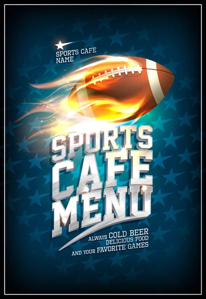 ᐈ Sports bar menu design stock vectors, Royalty Free sports bar menu ...