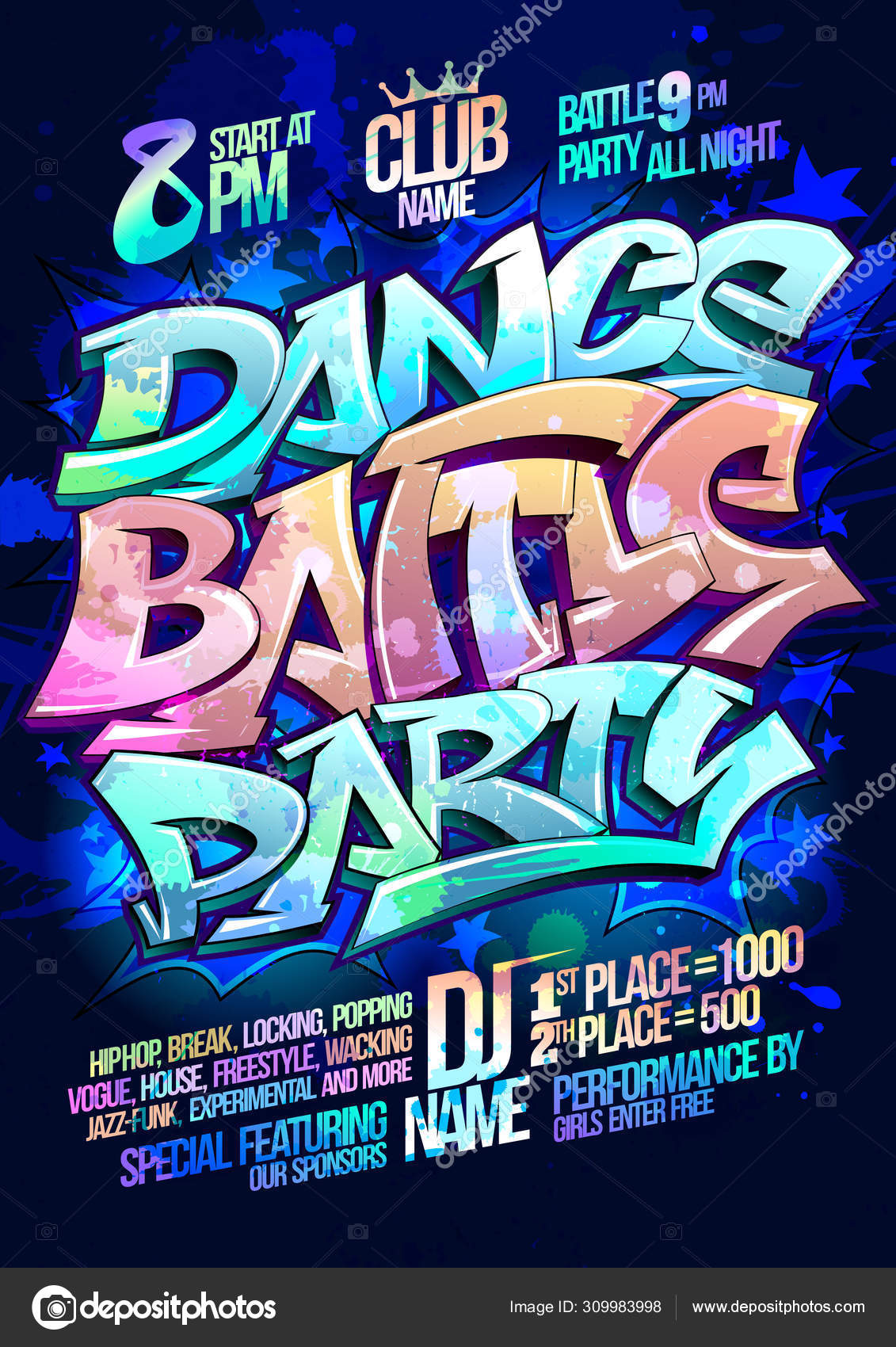 Dance Battle Poster