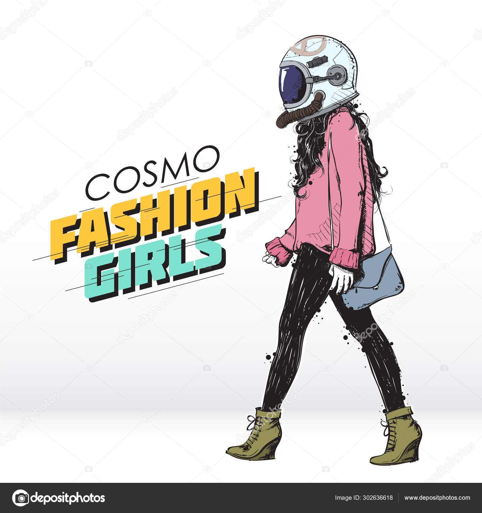 Ilustración de moda Cosmo. Colección vectorial . Vector de stock por ©R ...