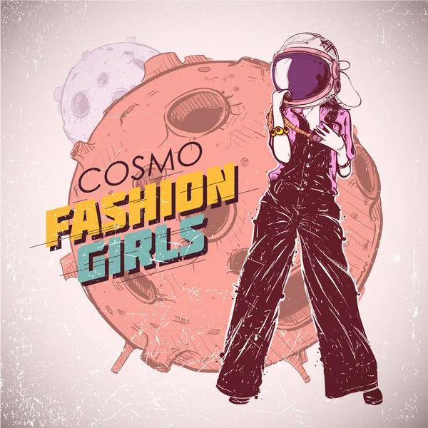 Cosmo fashion illustration. Vector collection. Stock Vector by ©R_lion ...