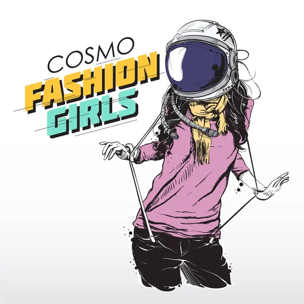 Cosmo fashion illustration. Vector collection. Stock Vector by ©R_lion ...