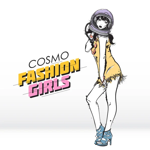 Cosmo fashion illustration. Vector collection. Stock Vector by ©R_lion ...