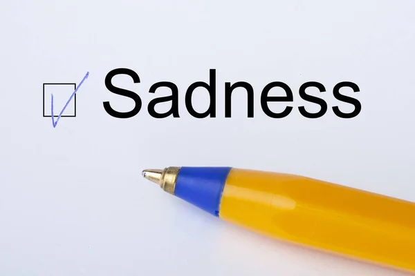 Gender - checkbox with a tick on white paper with yellow pen. Checklist ...