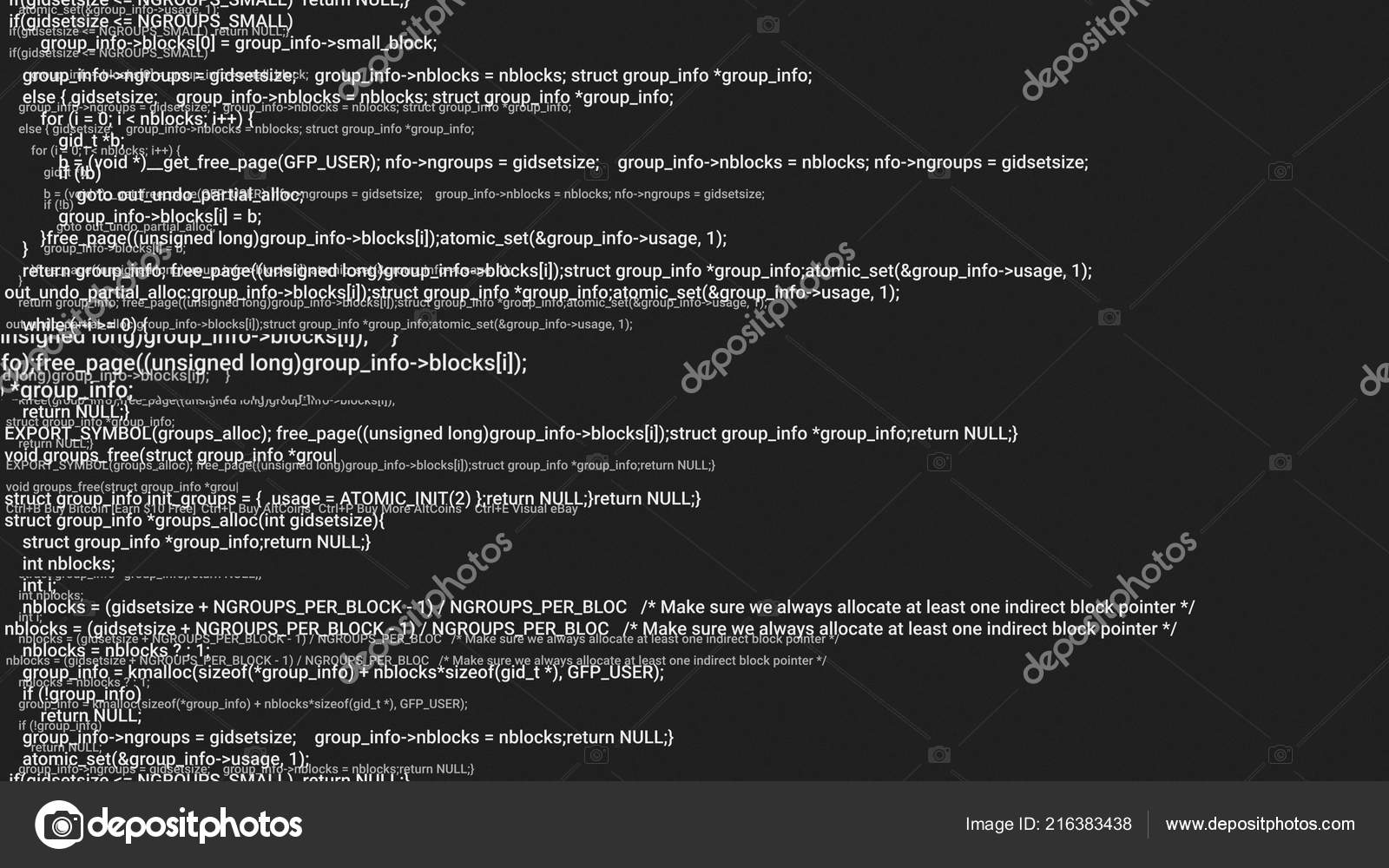 Black White Screen Coding Hacker Concept Animation Glitch Programming