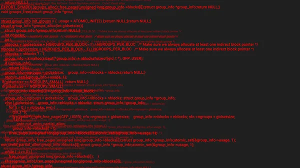 Black White Screen Coding Hacker Concept Animation Glitch Programming Code — Stock Photo ...