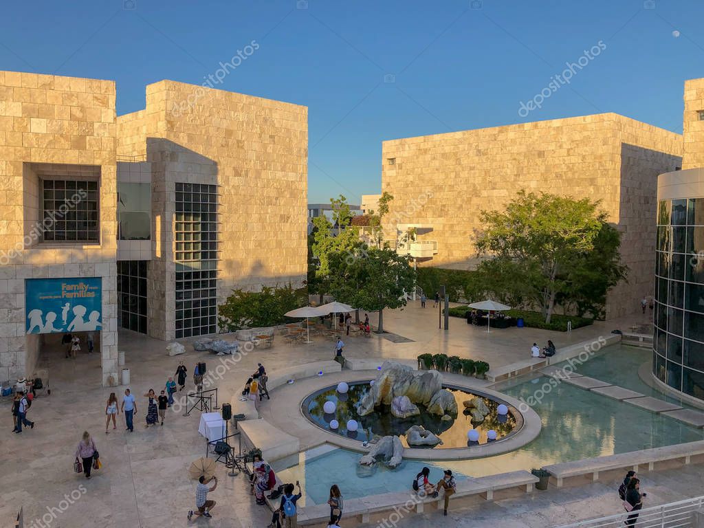 El museo Getty Center en Los Ángeles California USA fue diseñado por el ...