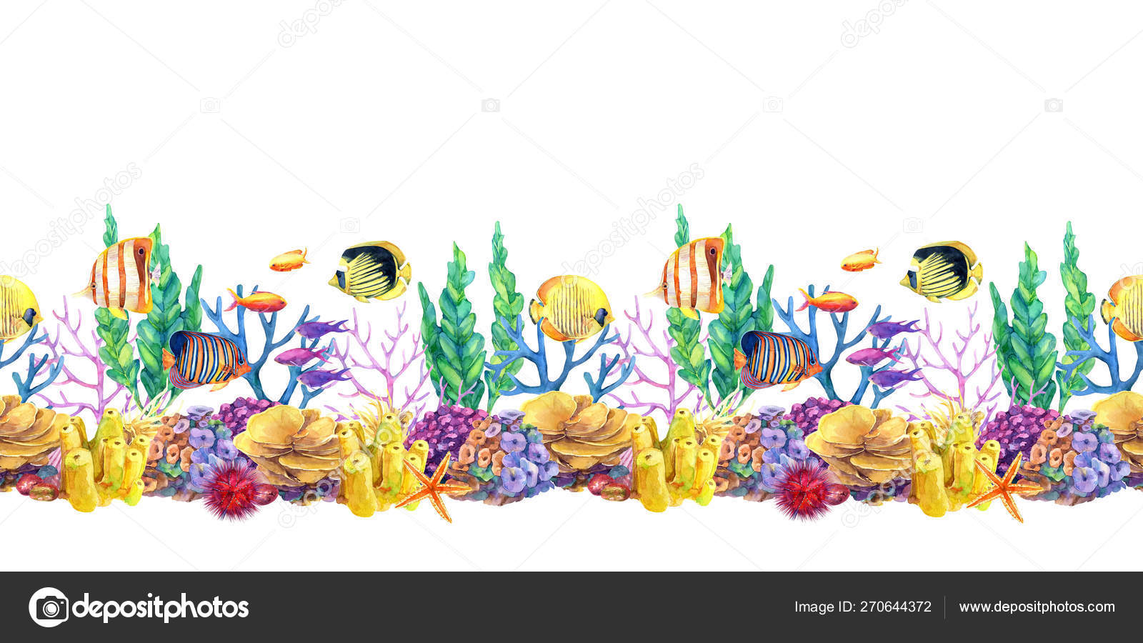 Underwater Border Clipart