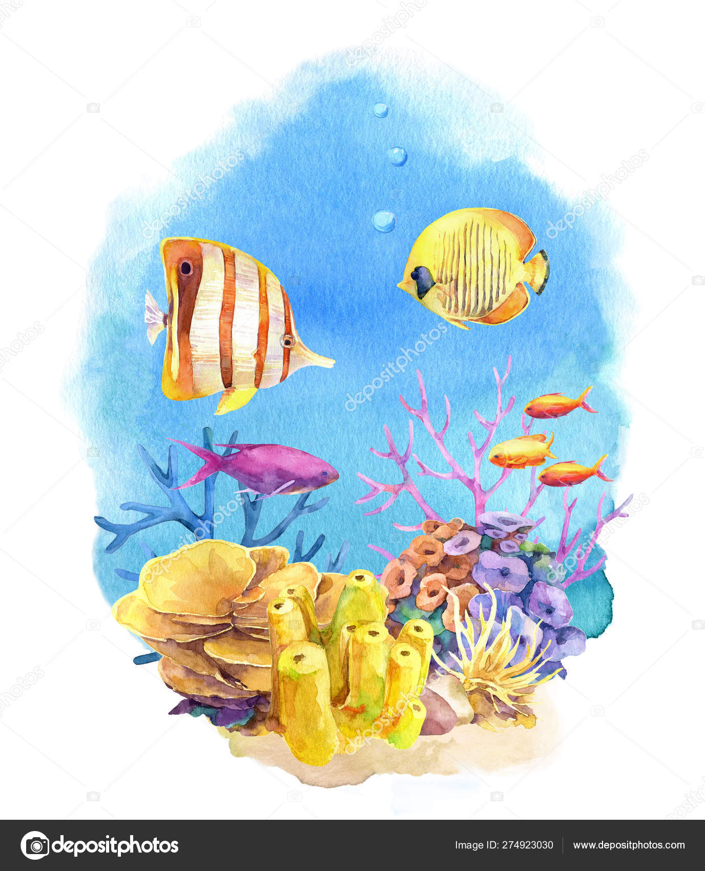 Underwater Painting Watercolor