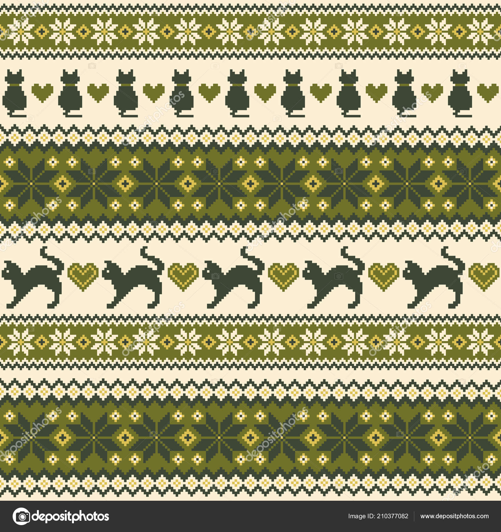 Nordic Pattern Illustration Designed Traditional Nordic Pattern — Stock ...