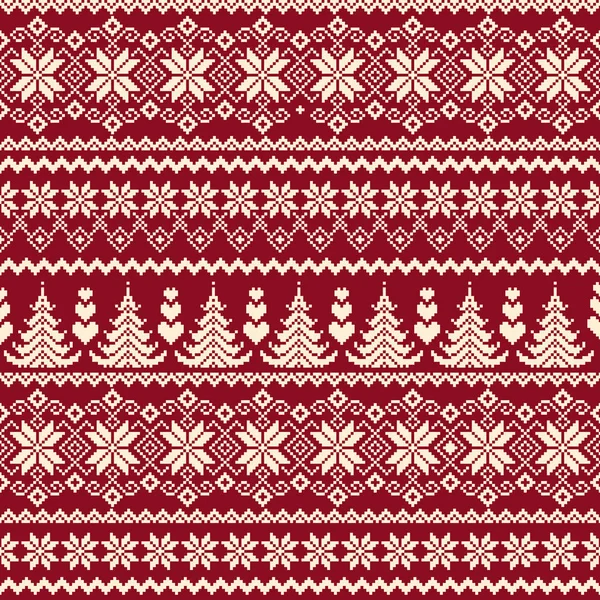 Nordic Pattern Illustration Designed Traditional Nordic Pattern — Stock ...