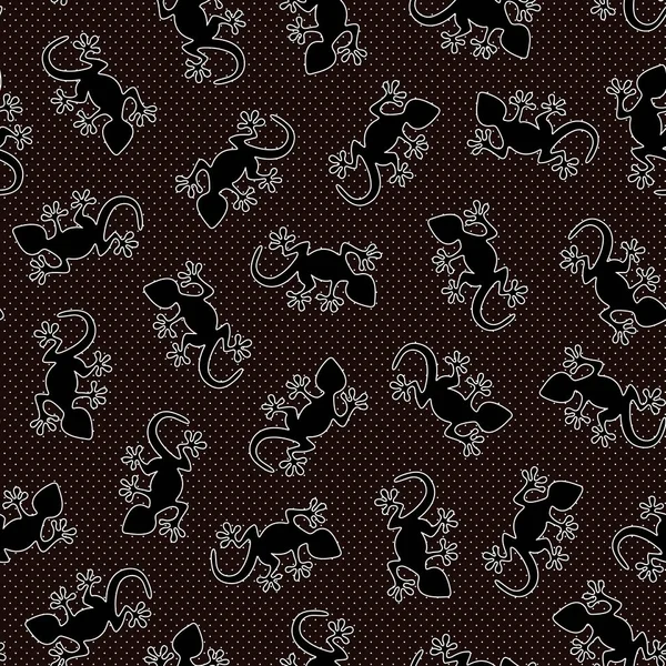 Pattern Salamander Pattern Illustration Lizardi Continue Seamlessly ...