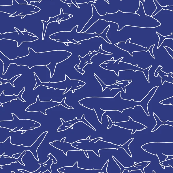 Shark pattern Vector Images | Depositphotos