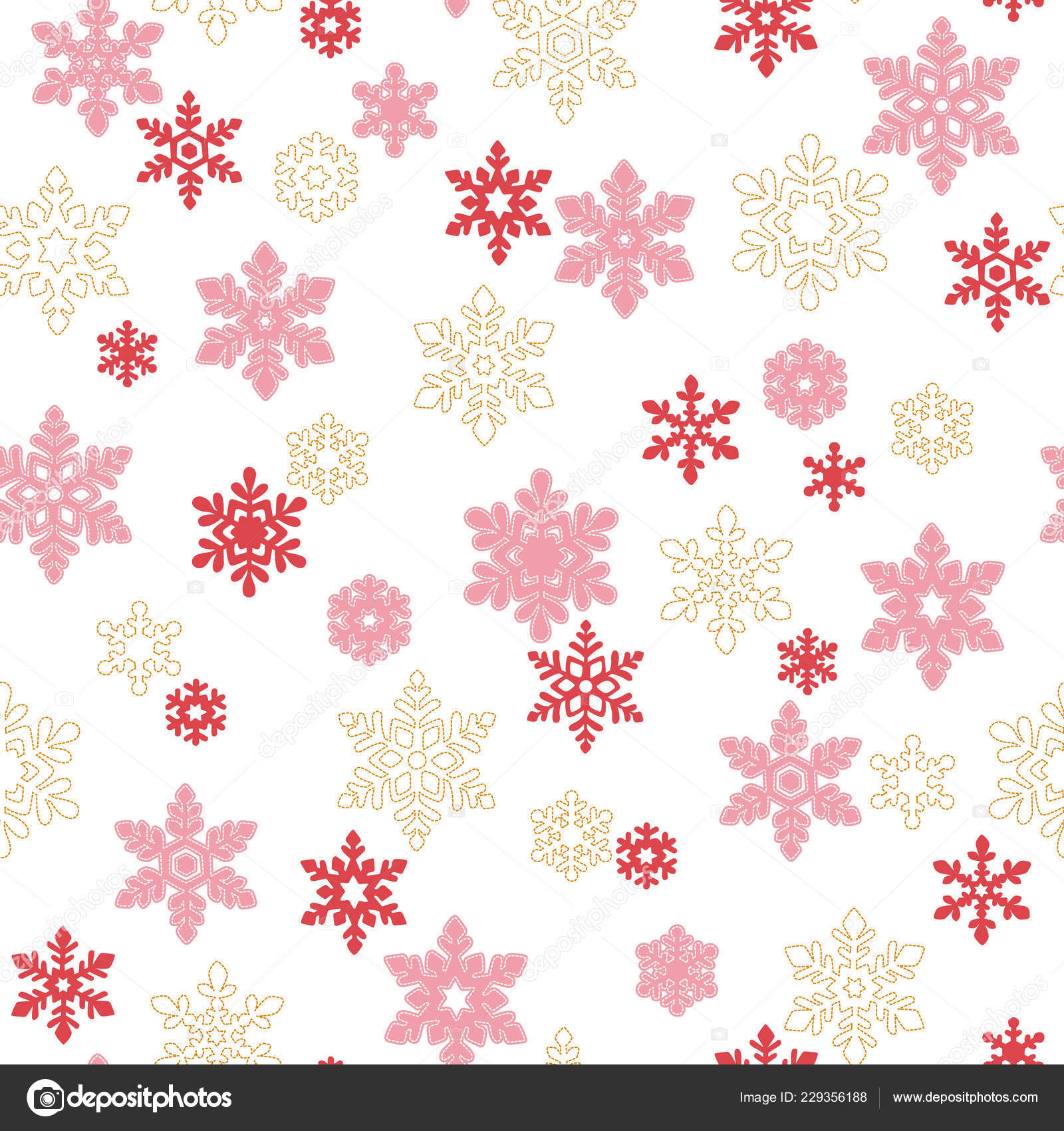 Snowy Crystal Pattern Made Background Snowy Crystal Continue Seamlessly ...