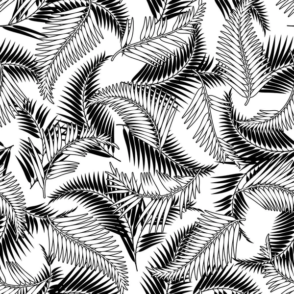 Tropical plant illustration pattern, - Stock Image - Everypixel