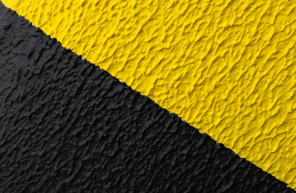 Black and yellow diagonal strip caution sign. Striped black and yellow ...