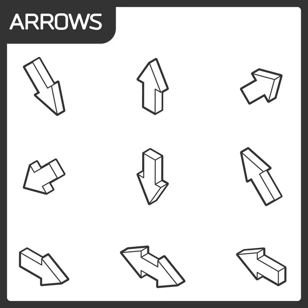 100,000 Isometric arrows Vector Images | Depositphotos