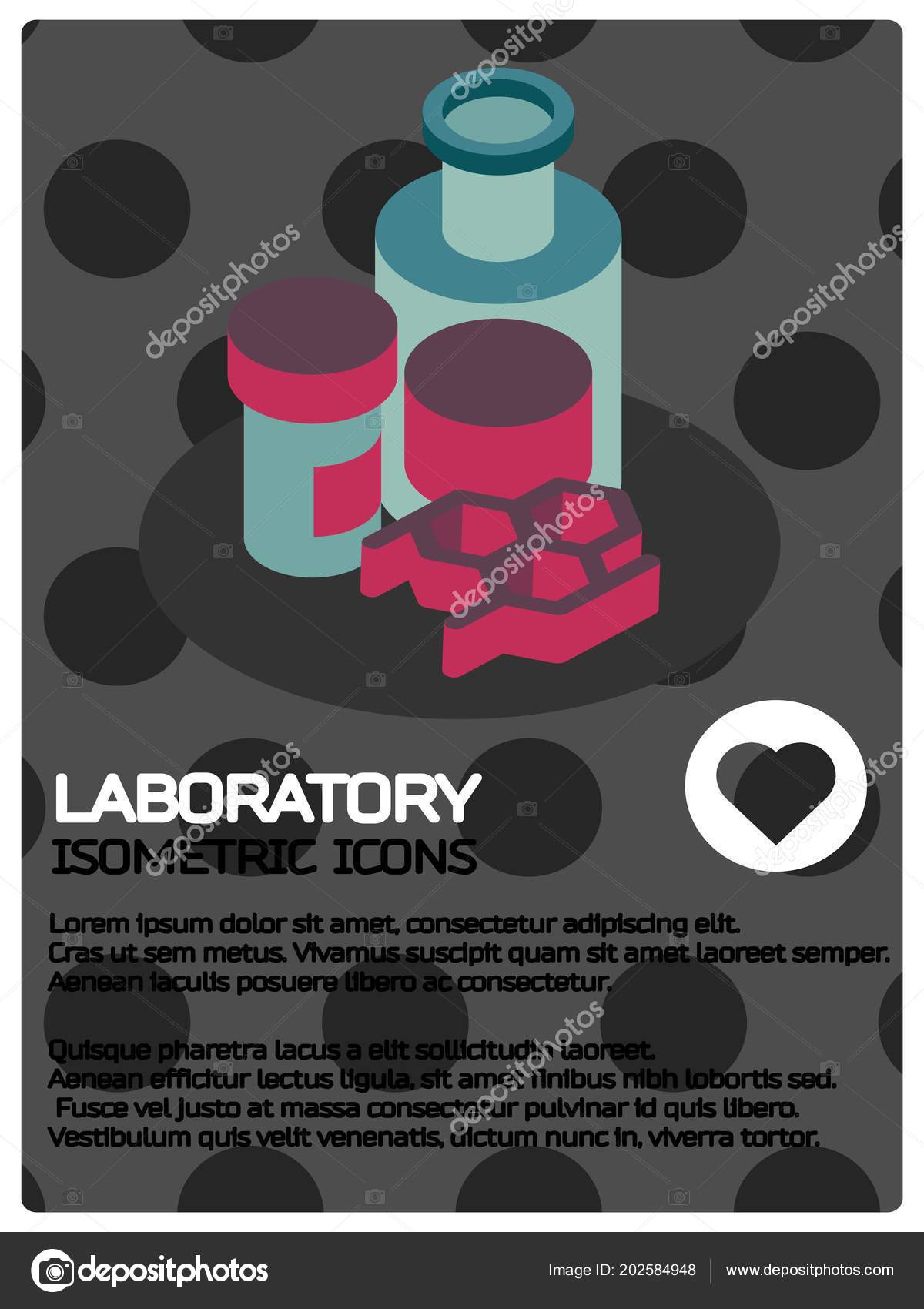 Laboratory color isometric poster Stock Vector by ©Netkoff 202584948