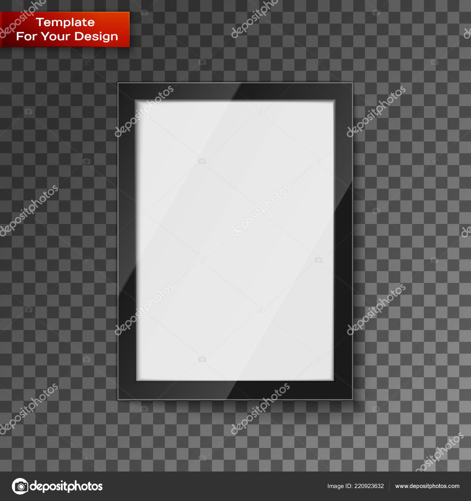Digital frame on transparent background Stock Vector Image by ©Netkoff ...