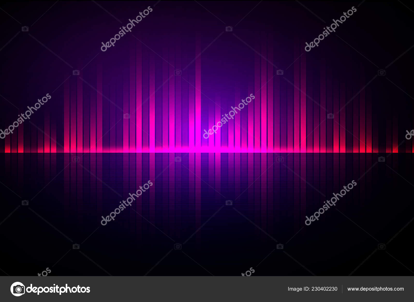 Abstract equalizer background Stock Vector by ©Netkoff 230402230