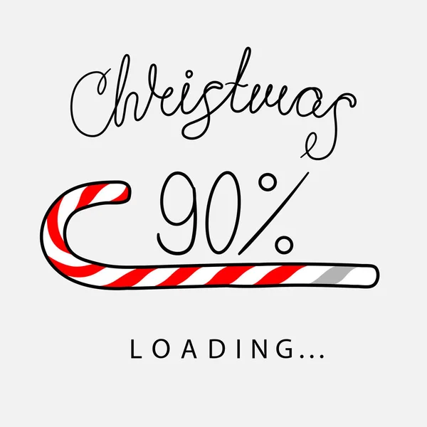 Progress bar with candy cane Vector Art Stock Images | Depositphotos