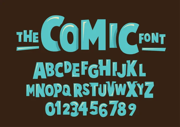 Cool comic font imágenes de stock de arte vectorial | Depositphotos