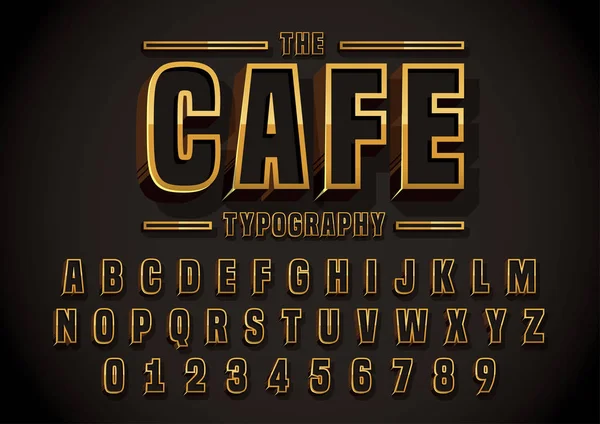 100,000 Cafe font Vector Images | Depositphotos