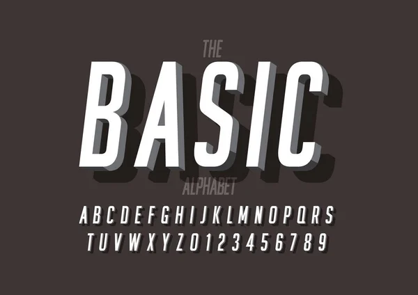 Bas font imágenes de stock de arte vectorial | Depositphotos