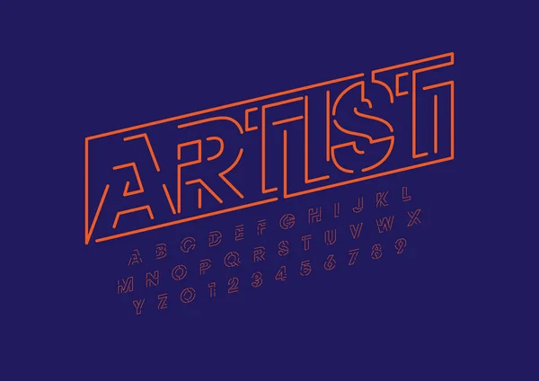 Ilustración Vectorial Colorida Plantilla Alfabeto Fresco Vector de ...