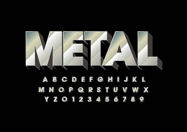 4,000,000+ vectores de Letras acero metal font, imágenes vectoriales ...