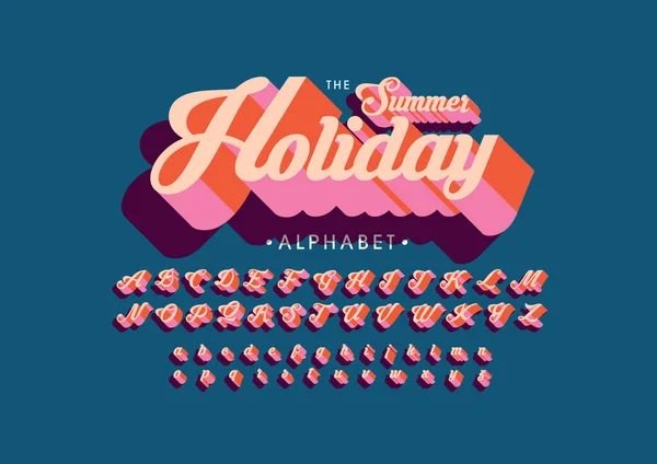 Pop Design Font Alphabet Template Colorful Vector Illustration Stylized ...