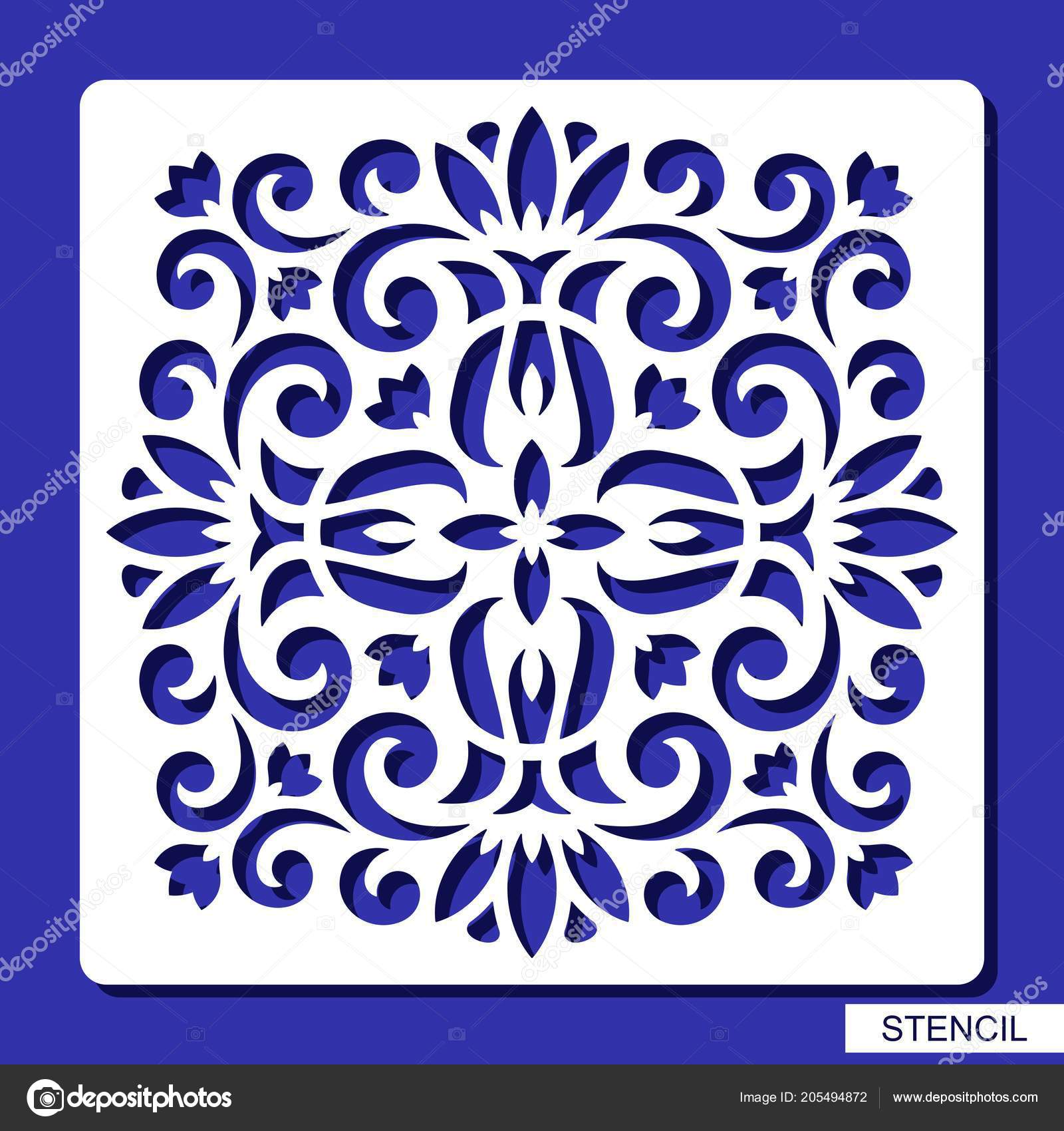 Wood Carving Square Designs