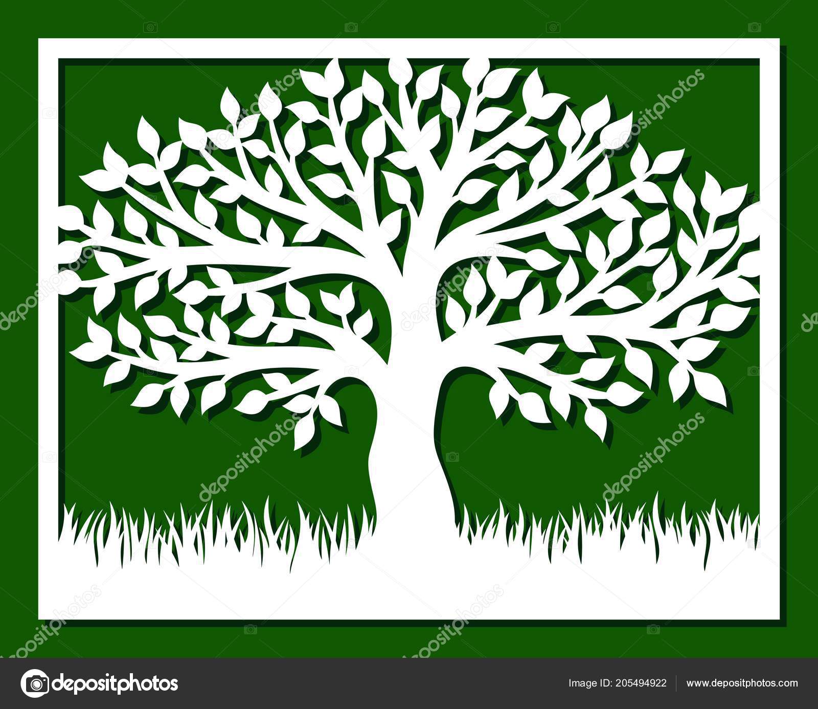 Boom Sjabloon Afdrukbaar Alexnailart Nagel Stempelen Plaat Afbeelding