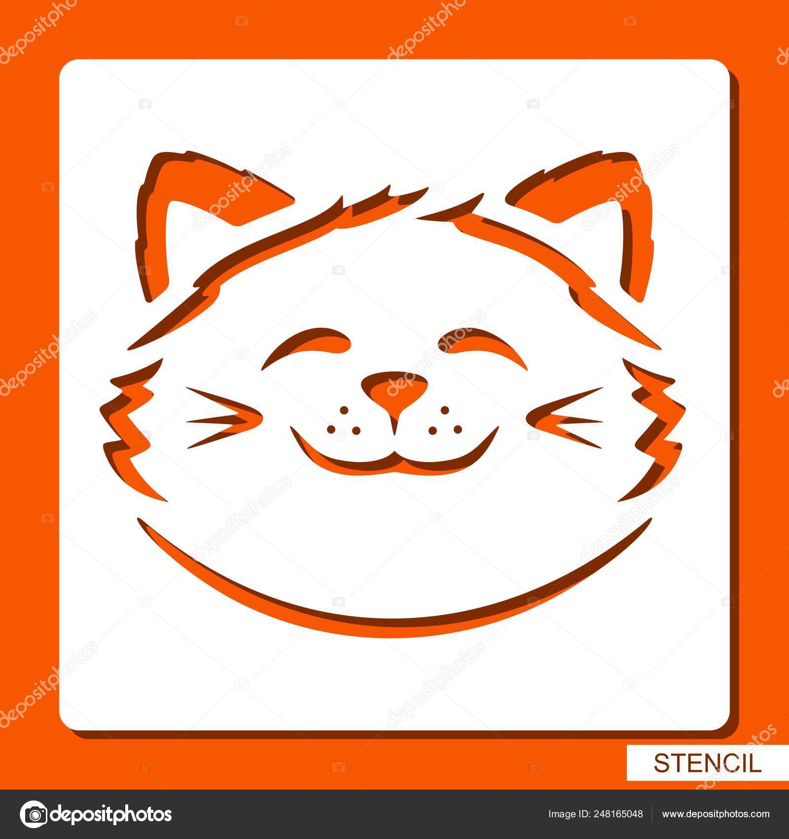 Caterpillar Face Template