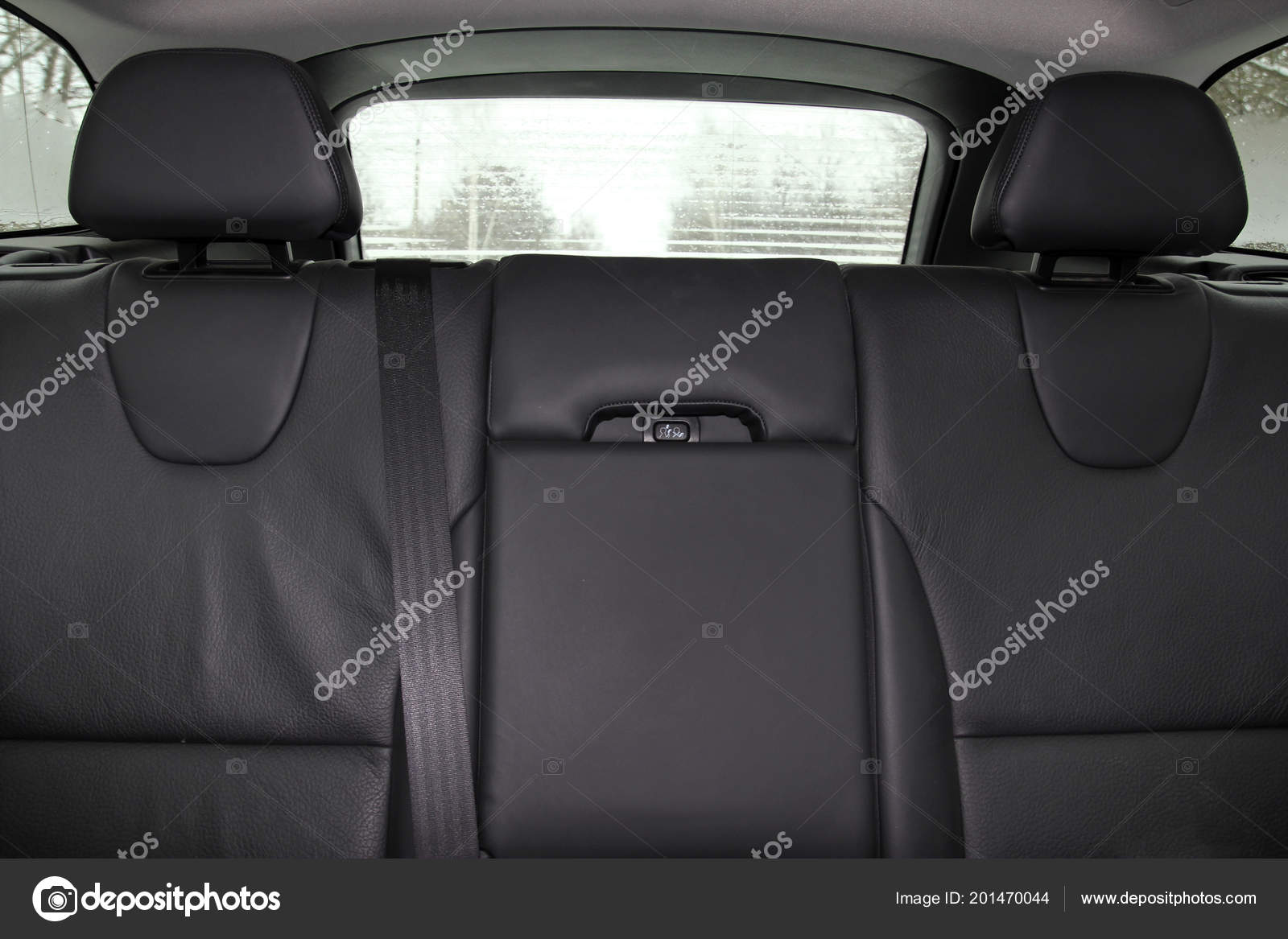 Back Passenger Seats Modern Comfortable Car — Stock Photo ...