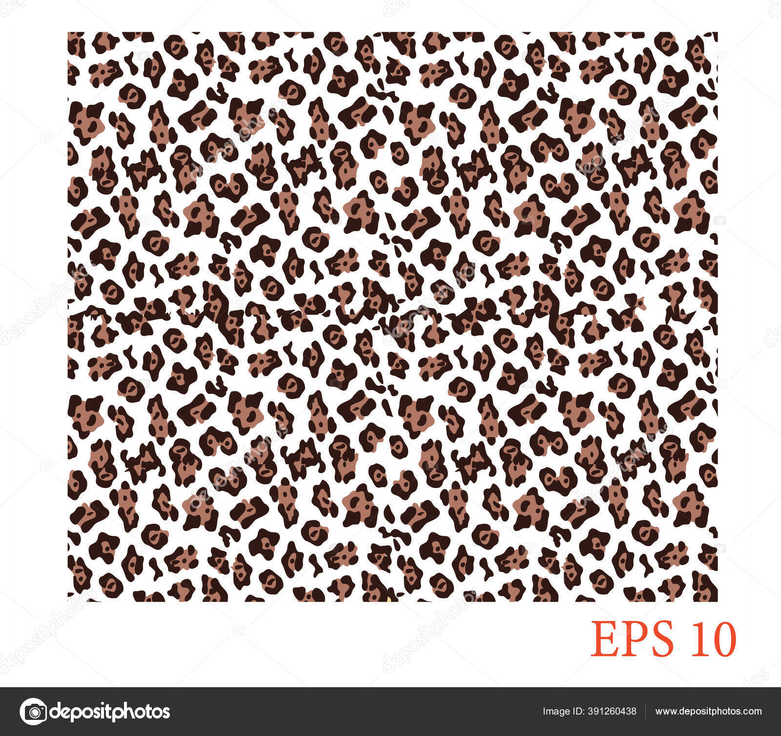 Leopard Print Eps Pattern Animal Skin Clip Art Stock Vector by ©Batura ...