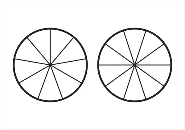 Fraction Pie Divided Slices Fractions Website Presentation Cover Poster ...