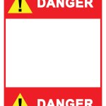 Danger Blank Sign Stock Vector Image by ©okeen_ #1829116
