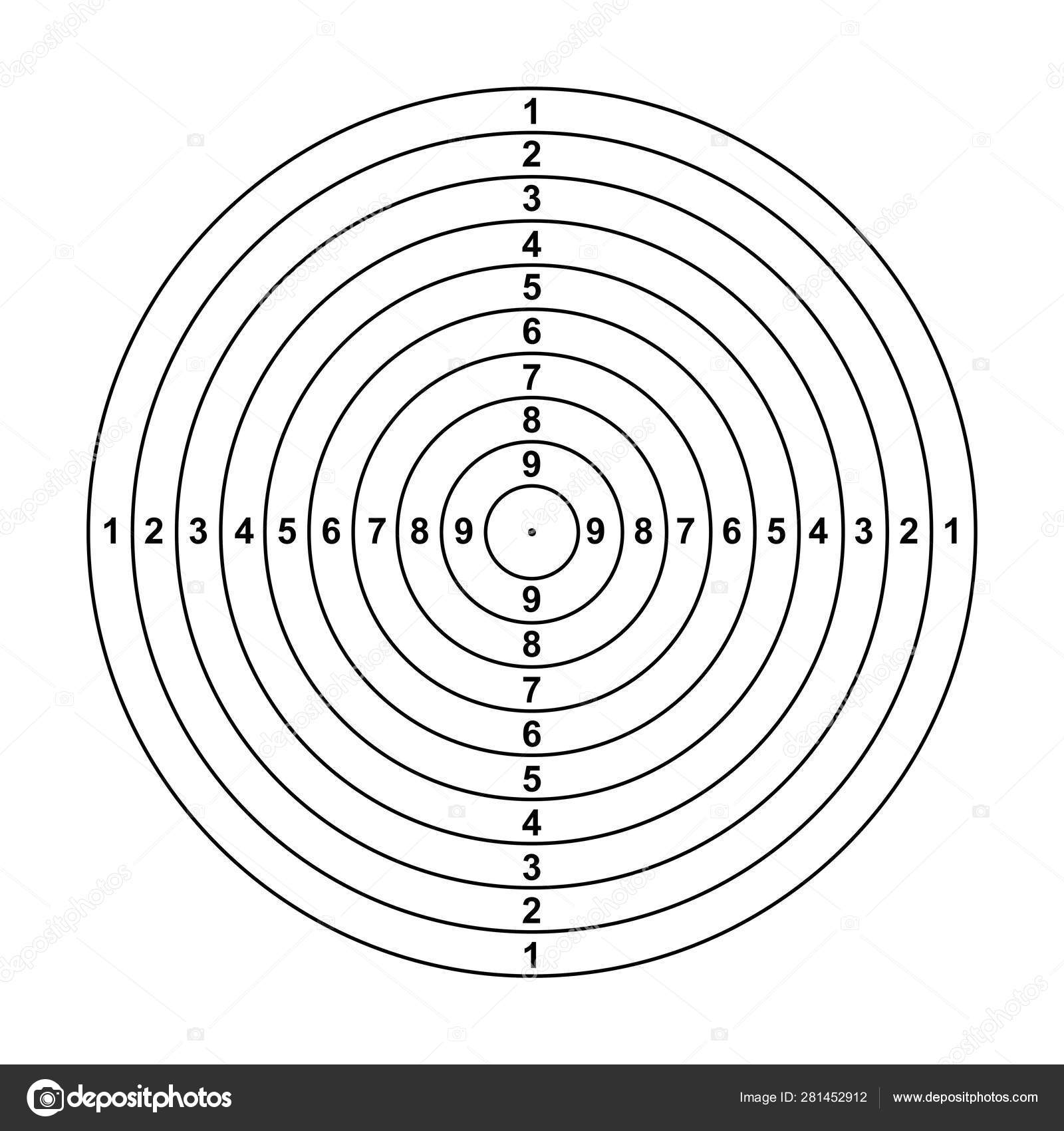 Blank Gun Target Paper Shooting Target Blank Target Background Target ...