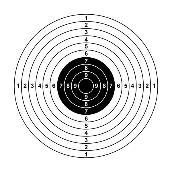 Blank Gun Target Paper Shooting Target Blank Target Background Target ⬇ ...