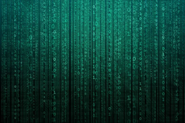 Abstract digital background with binary code. Hackers, darknet, virtual reality and science ...