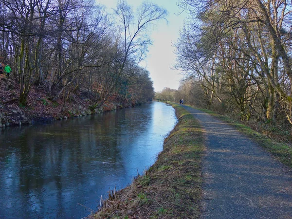 Forest Walk - area close to the Falkirk Wheel- picture shows the ...