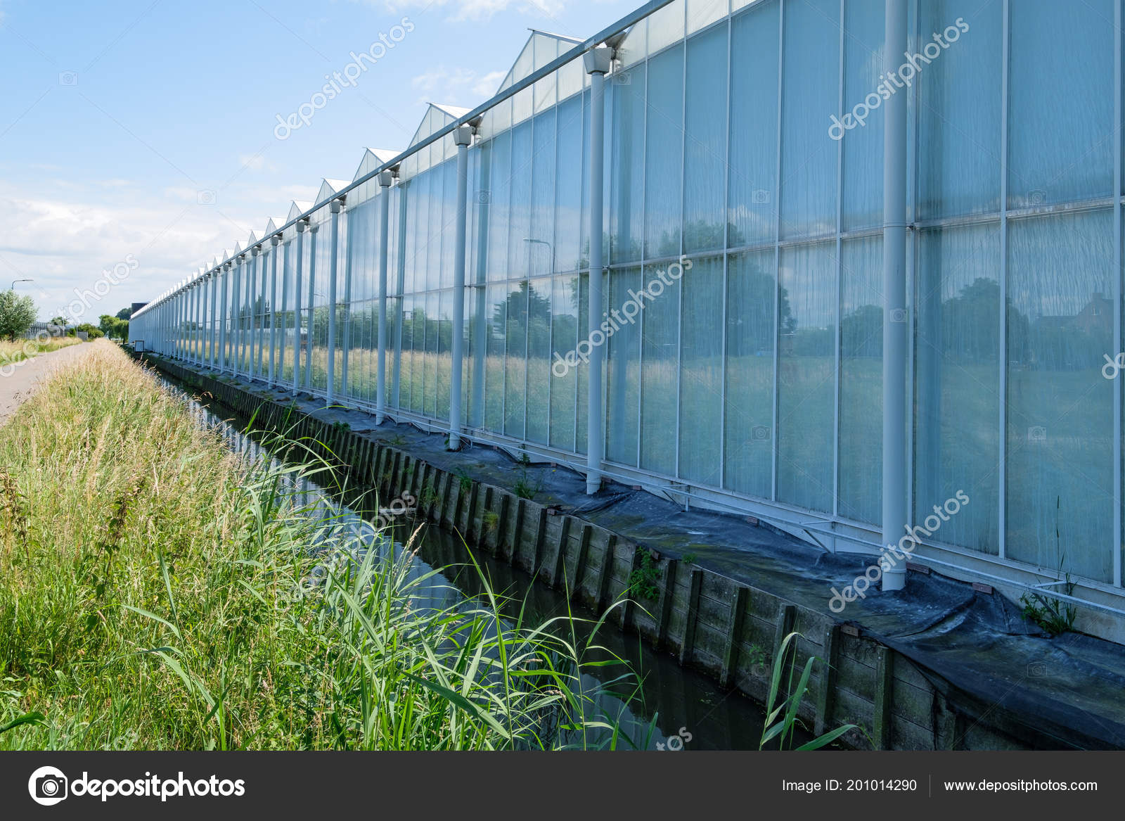 Perspective View Greenhouse Westland Netherlands Westland Region ...