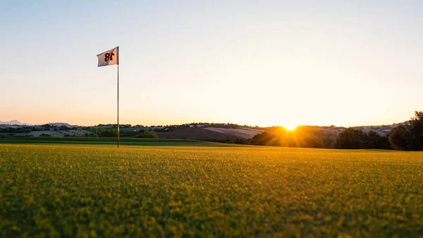Golf hole sunset Stock Photos, Royalty Free Golf hole sunset Images ...