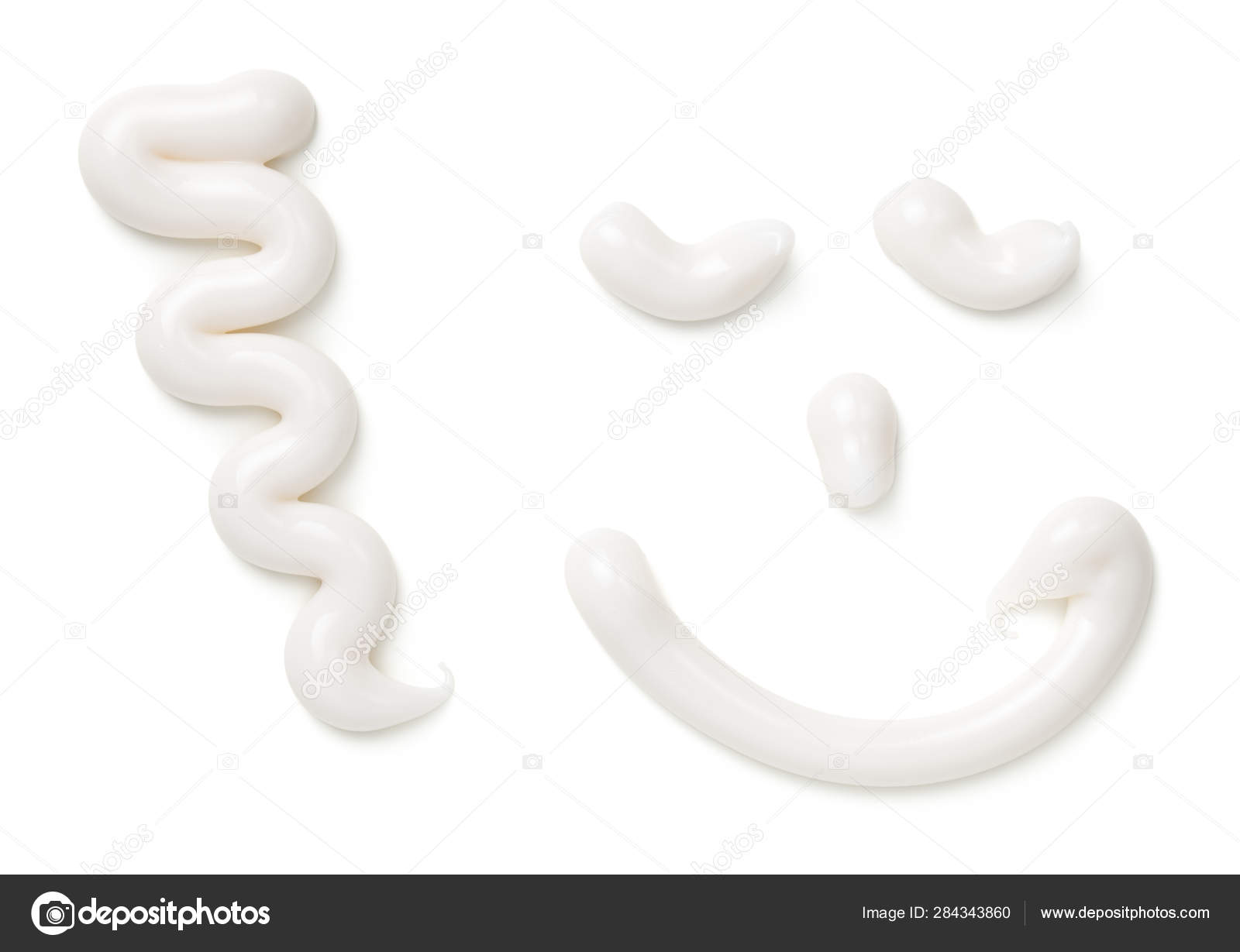 White Toothpaste Isolated On White Background Stock Photo by ...