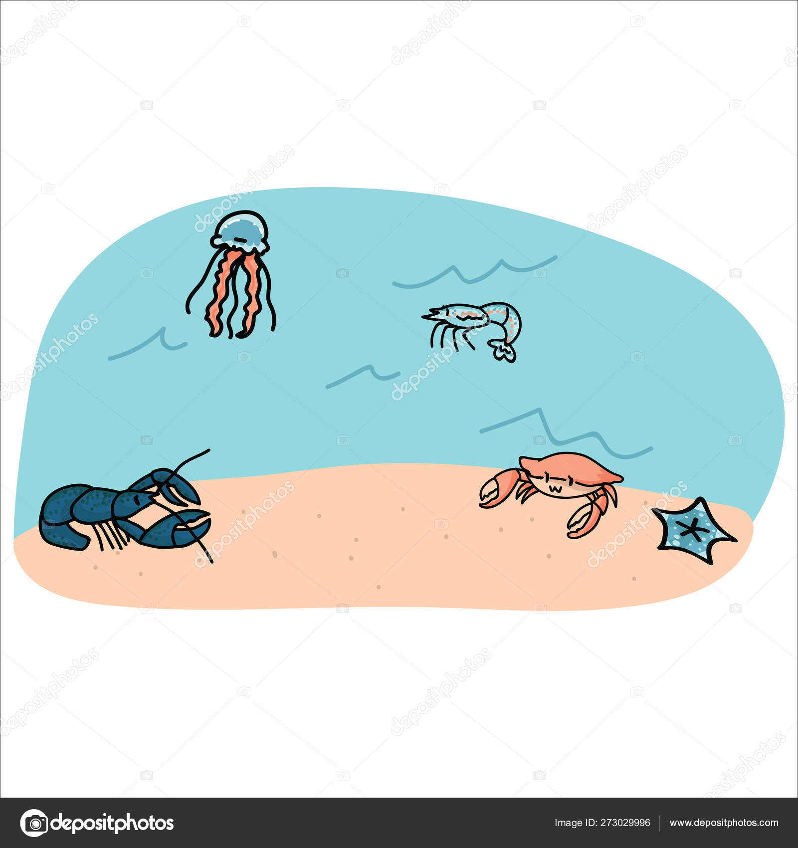 Ocean Bottom Clipart