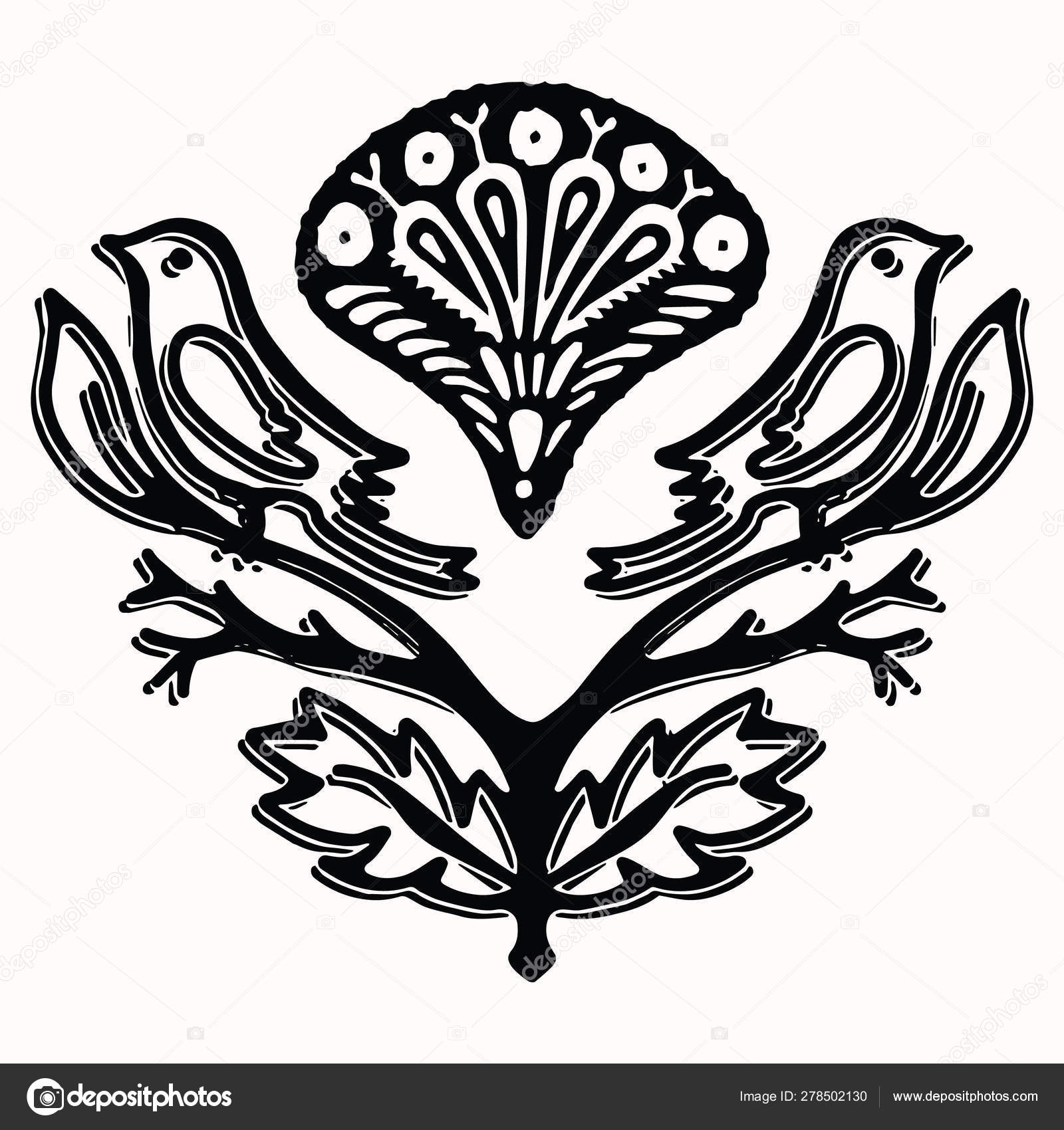 Songbird Silhouette Tattoo